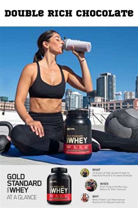 Optimum Nutrition Gold Standard 100 Whey Protein Powder Double Rich