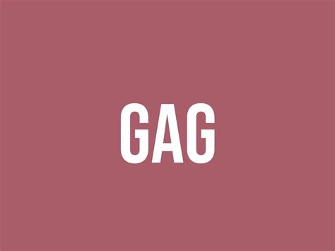 What Does Gag Mean Meaning Uses And More FluentSlang