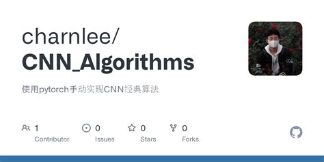 Github Charnlee Cnn Algorithms