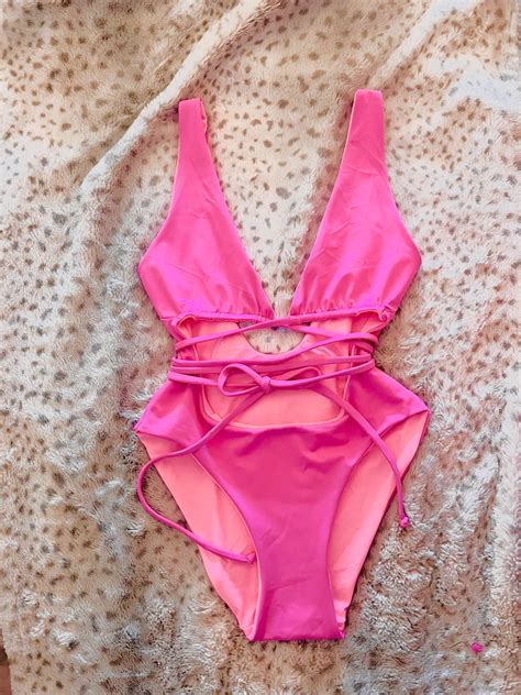 Cassie Euphoria Pink Swimsuit One Piece Bago Babe Clothing