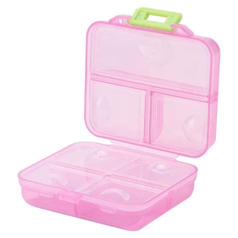 LEX porte médicament grilles hebdomadaires portables médecine tablette pilulier organisateur