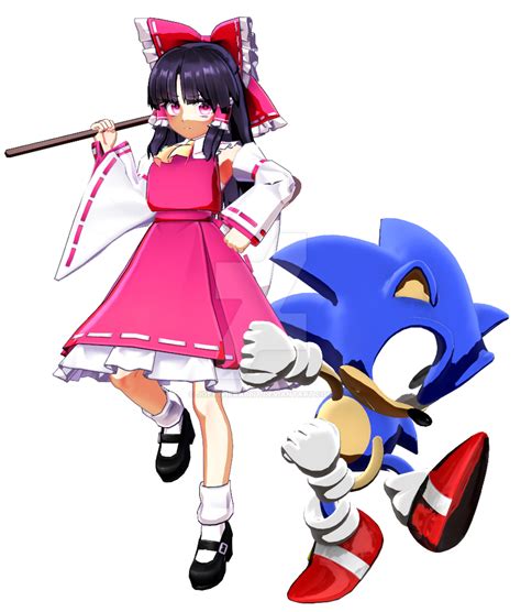 Sonic And Reimu Mmd By Joeytherabbit On Deviantart