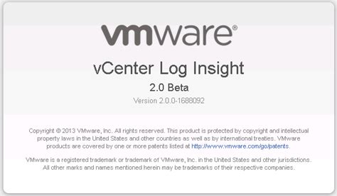 log insight 2 0 beta released sflanders