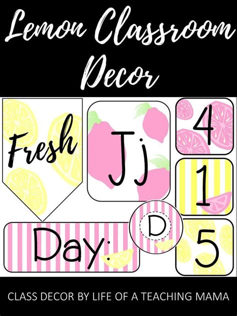 Lemonlemonade Classroom Theme Decor Classroom Themes Classroom