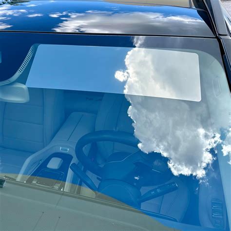 Static Cling Windshield Sun Visor Tint Strip Protects
