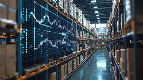 Efficient Warehouse With Digital Order Tracking System And Inventory