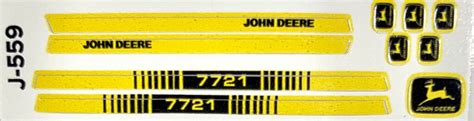 decal 1 64 john deere combine 7721 set dj559 midwest decals and farm toys