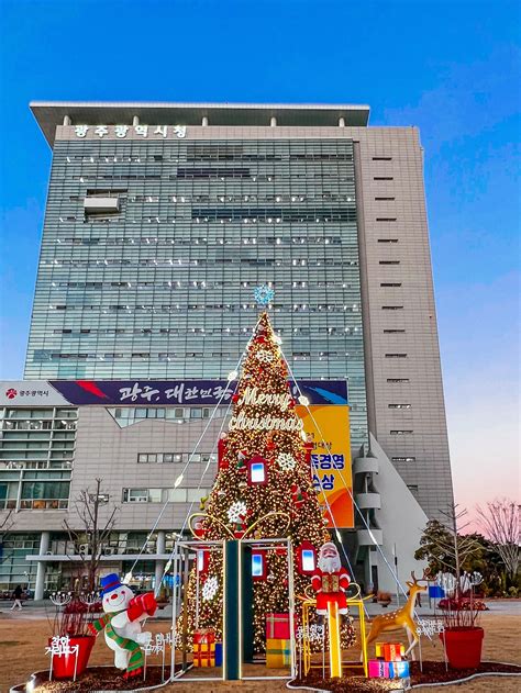 광주광역시청 크리스마스 트리