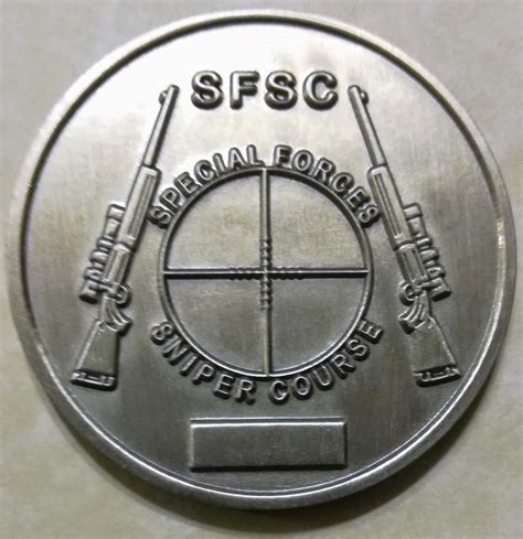 Sfsc Special Forces Sniper Course Army Challenge Coin Rolyat Military