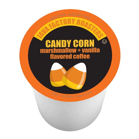 Java Factory Coffee Candy Corn Halloween Flavored Coffee Pods