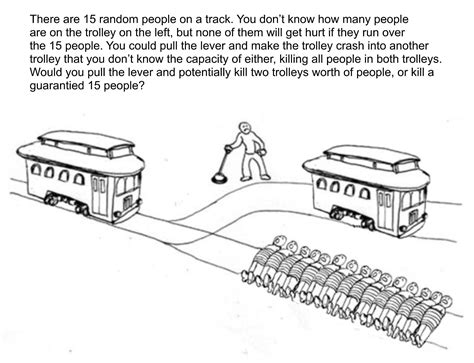 Trolley problems: submit and discuss.
