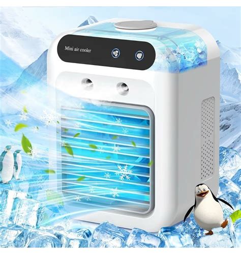 Ponal 휴대용 에어컨 3 In 1 쿨링 팬 에어컨 2단 스피드 미스트 및 팬 내장 1800mah 배 티몬