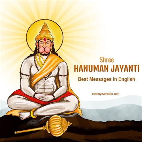 Shree Hanuman Jayanti Blessing Messages Wishes Text Sms