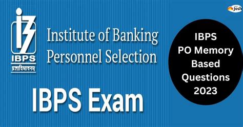 IBPS PO 2023 Memory Based 23 September Section Wise PDF