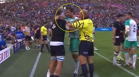 Scotland Captain Makes Quivering Etzebeth Immediately Leave The Field