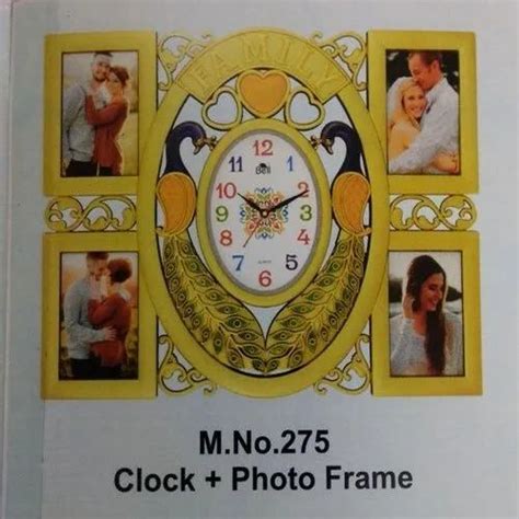 Plastic Photo Frame Analog Clock At Rs 150unit In Morbi Id 21369249788