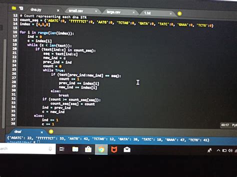 Spoiler Cs50x Pset6 Dna A Small Issue Description Of The Issue Is