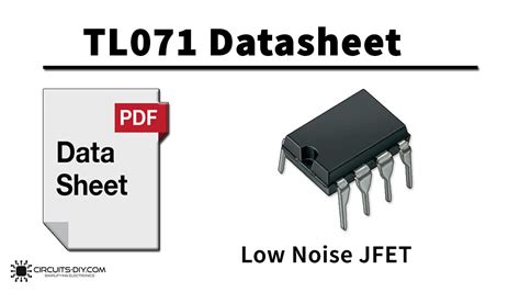 TL Low Noise JFET Op Datasheet