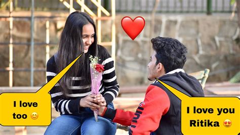 Finally Proposing On Cute Girlfriend 😍 Cute Love Story ️ Classy