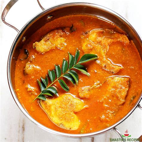Fish Curry Recipe Indian Fish Masala Swasthis Recipes