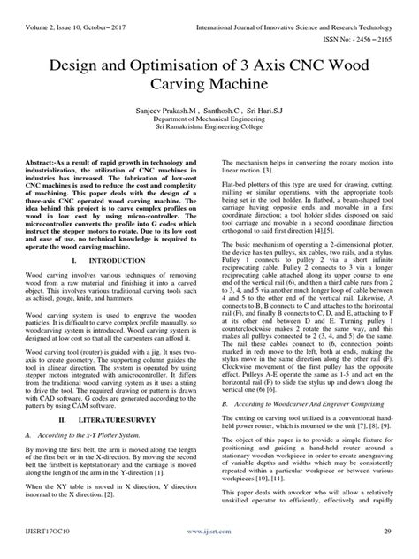 Design And Optimisation Of 3 Axis Cnc Wood Carving Machine 2 Pdf