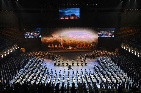上萬會眾在彰化入經藏演繹周末場次中感受法喜