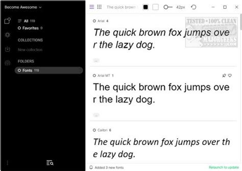 keep your font collection organized and more with fontbase majorgeeks