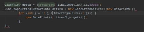 Java How To Use Arraylist To Populate Graphview Line Graph Stack