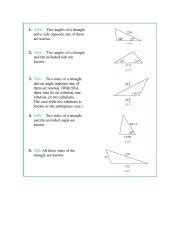 Trig Formulas Docx Course Hero