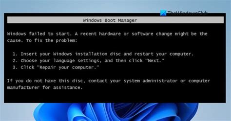 Windows Failed To Start Hardware Or Software Change Might Be The Cause