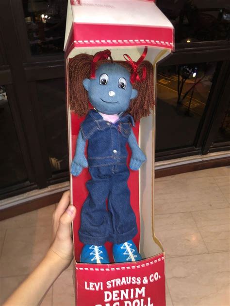 Levi Strauss Denim Rag Doll Hobbies And Toys Memorabilia And Collectibles Vintage Collectibles On