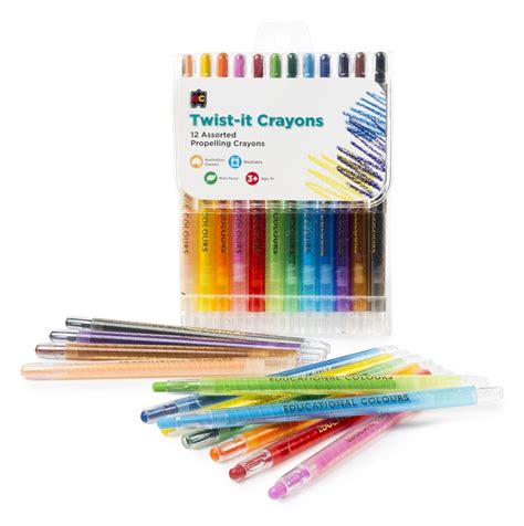Twist It Crayons - Educational Colours