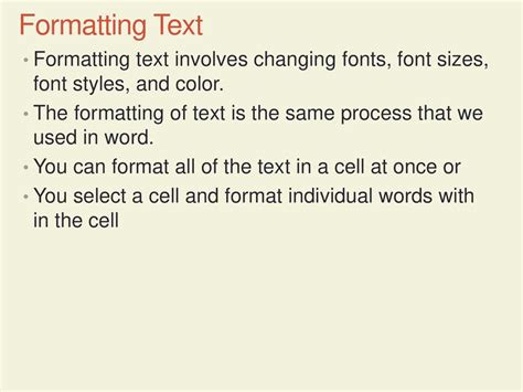 Formatting A Workbook Part Ppt Download
