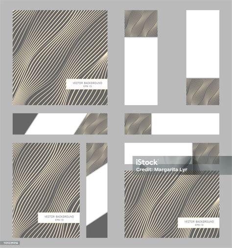 A4 및 정사각형 커버 템플릿의 집합입니다 브로셔 포스터 전단지 전단지 프리 젠 테이 션을 위한 우아한 레이아웃 여섯 개의 다른