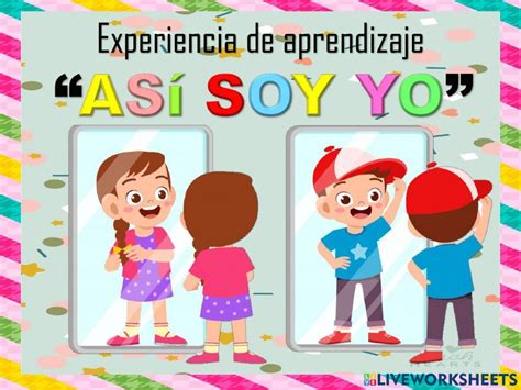 Asi Soy Yo Interactive Worksheet For Inicial In 2025 Interactive