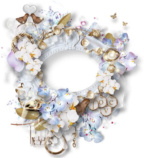 ♥ Cadre Png Mariage Wedding Photo Frame Png Cluster