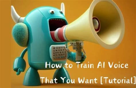 How To Train Ai Voice That You Want [tutorial]