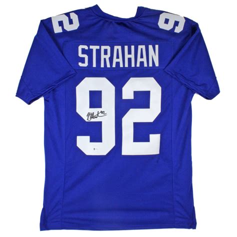 Michael Strahan Signed Jersey Beckett Pristine Auction