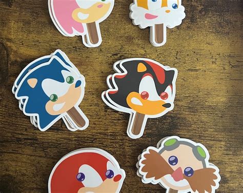 Sonic Heroes Knuckles Acrylic Keychain Etsy