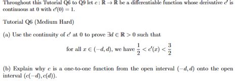 Medium Hard Continuity Proof Tutorial Q6
