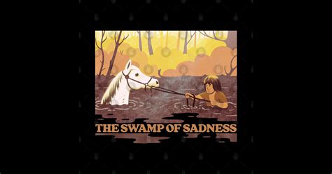 Swamp Of Sadness 80s Retro Movie Fan Artax Sticker Teepublic