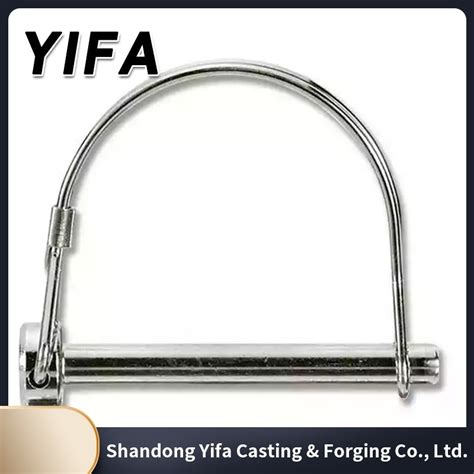 Oem Style Safety Zinc Coated Round Linch Wire Lock Snapper D Ring Pin