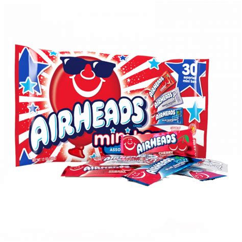 Airheads Mini Patriotic Stars And Stripes 340g
