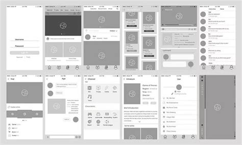 顶级ux交互设计师的线框图原型设计欣赏 25学堂