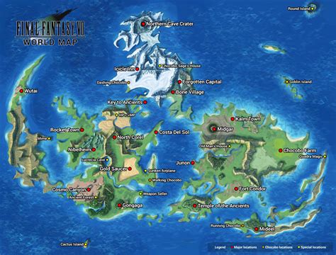 Final Fantasy Vii World Map