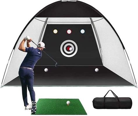 Golf Training Set Golfnet En Grasmat 15 Delig Games Bol