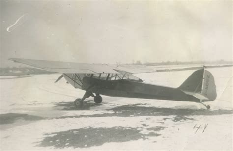 Taylorcraft Airplane At Beloit Airport · Brodhead Historical Society