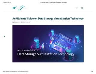 An Ultimate Guide On Data Storage Virtualization Technology Pdf