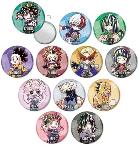 駿河屋 全12種セット 「僕のヒーローアカデミア トレーディング デフォルメani Art 缶ミラー Vera」（生活雑貨）