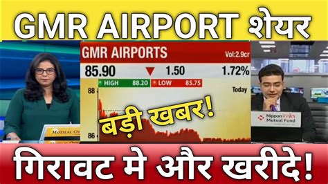 🔴gmr Airport Share Letest News Gmr Infra Share News Gmr Infra Share